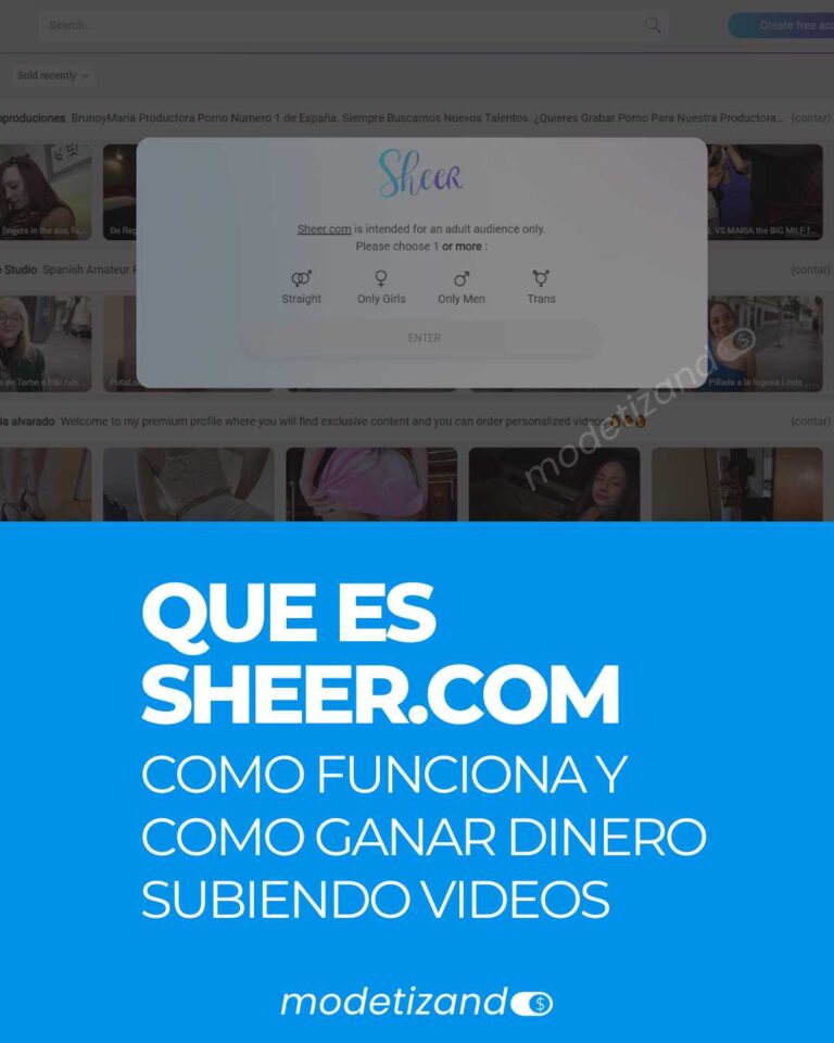 Qué es Sheer.com, cómo funciona y cómo ganar dinero subiendo videos - Modetizando