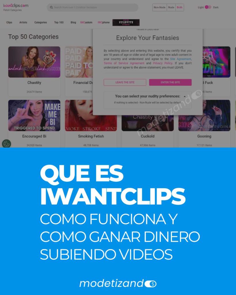 Que es iWantClips, cómo funciona y cómo ganar dinero subiendo videos - Modetizando